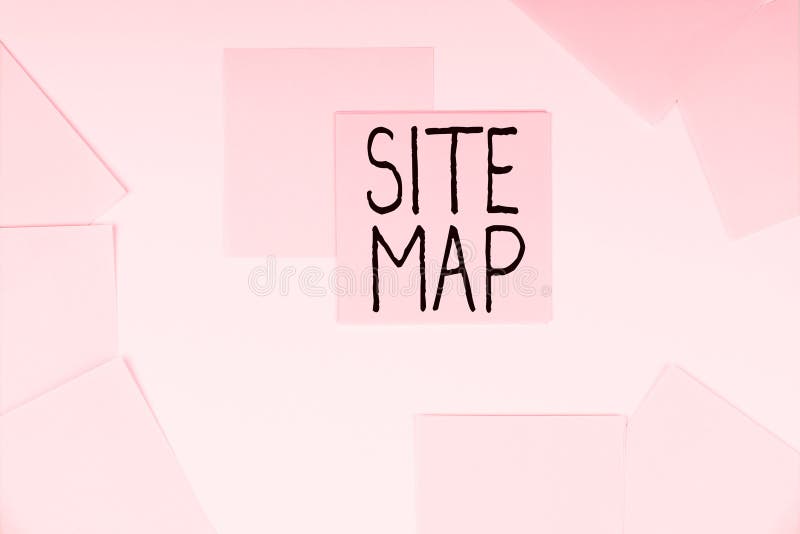 Conceptual Display Site Map. Business Idea Designed To Help Both Users ...