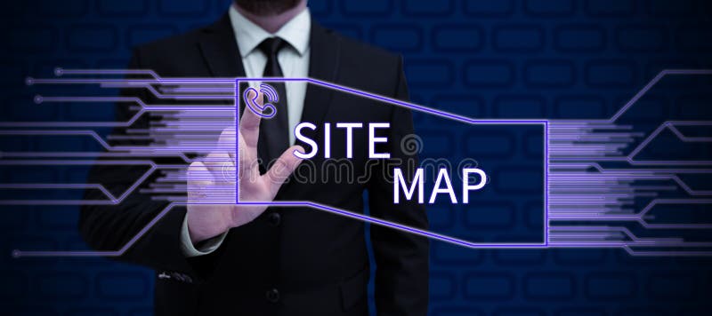 Conceptual Display Site Map. Business Overview Designed To Help Both ...