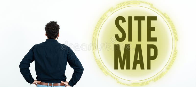 Conceptual Display Site Map. Word for Designed To Help Both Users and ...