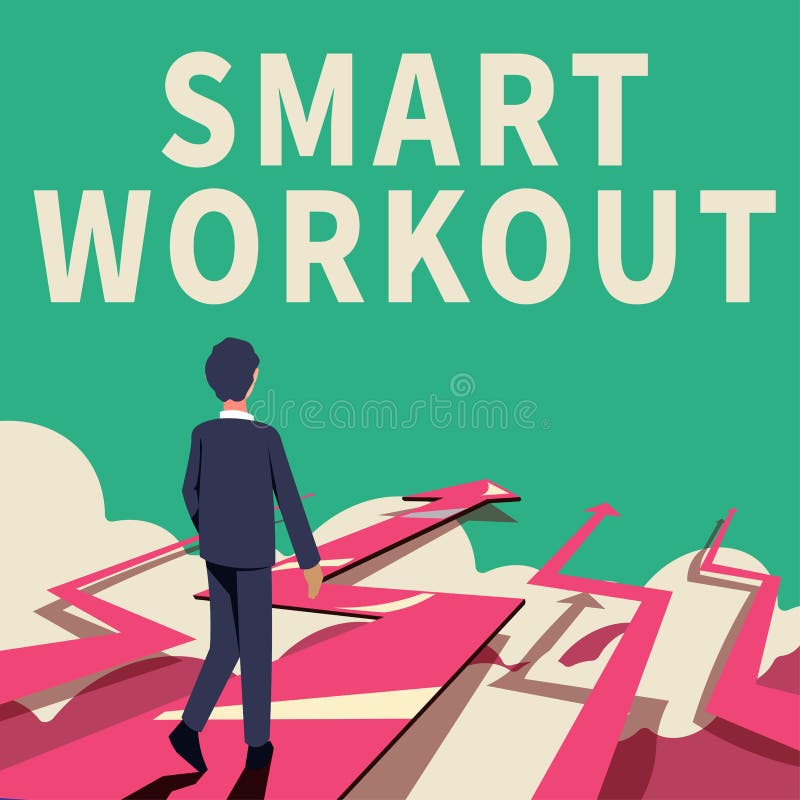 Conceptual Display Smart Workout. Business Idea Properlydesigned ...