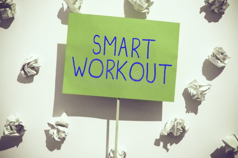 Conceptual Display Smart Workout. Business Overview Properlydesigned ...