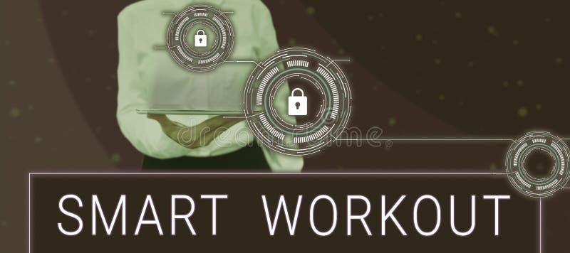 Conceptual Caption Smart Workout. Concept Meaning Properlydesigned ...