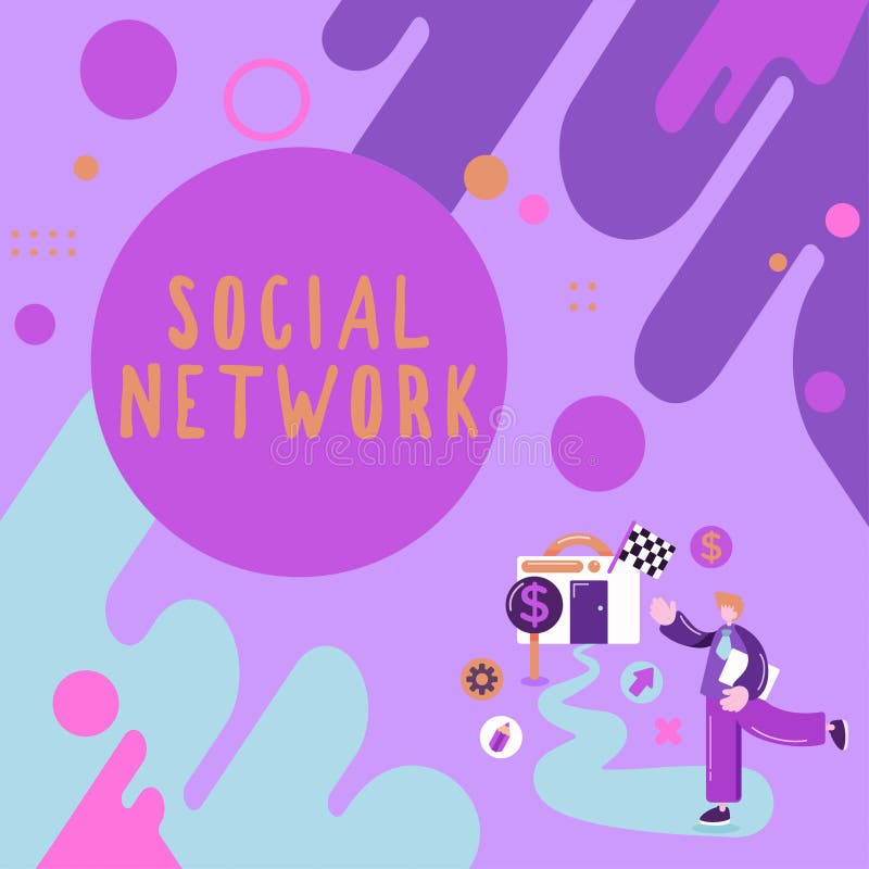 Conceptual Display Social Network. Business Overview a Framework of ...