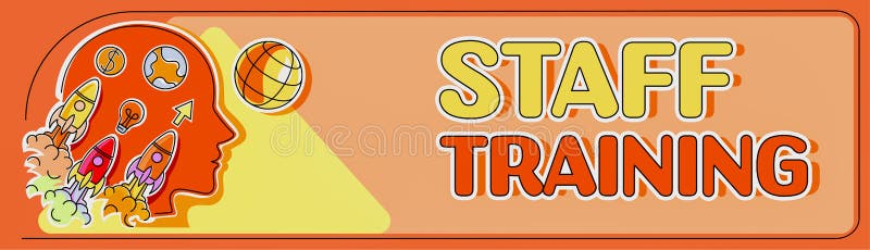 Writing Displaying Text Staff Training. Business Idea Program that ...