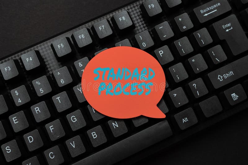 Conceptual Display Standard Process. Word for Rules Made To Be Matched ...