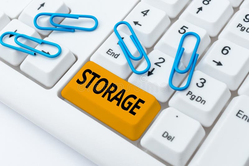 Conceptual Display Storage. Conceptual Photo Action of Storage ...