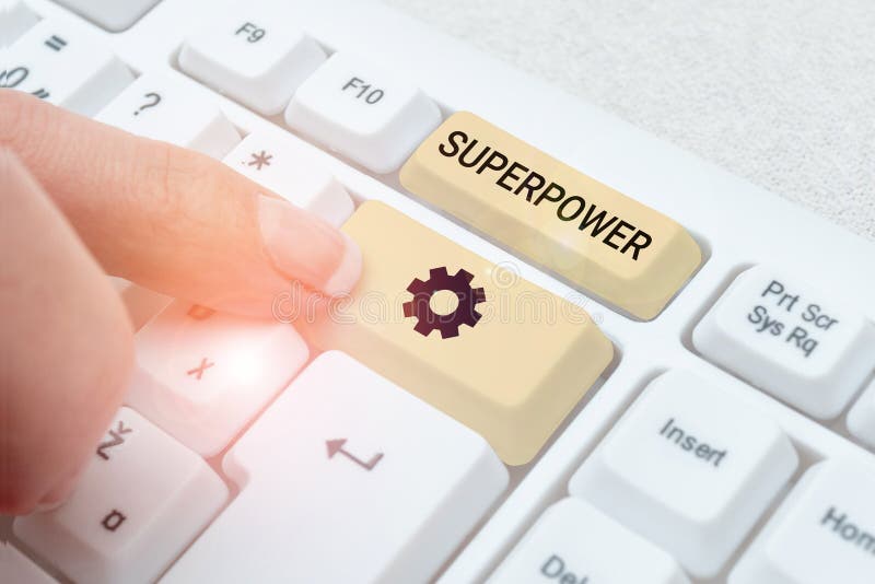 Conceptual Display Superpower. Internet Concept a Power or Ability of a ... Conceptual Display Superpower. Internet Concept a Power or Ability of a ...