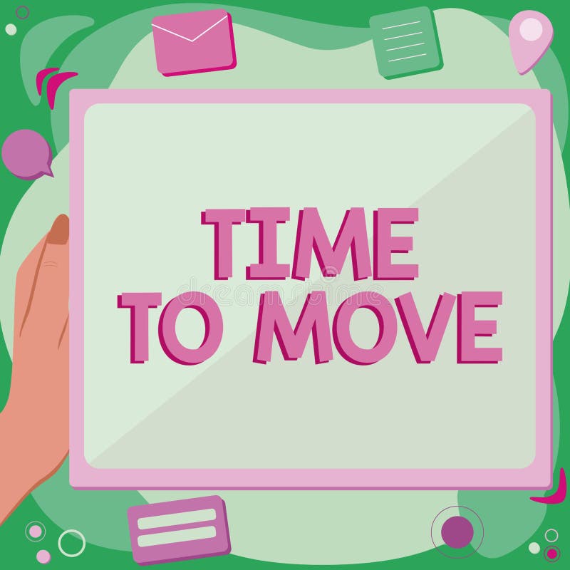 Conceptual Display Time To Move. Internet Concept Change in the Same ... Conceptual Display Time To Move. Internet Concept Change in the Same ...