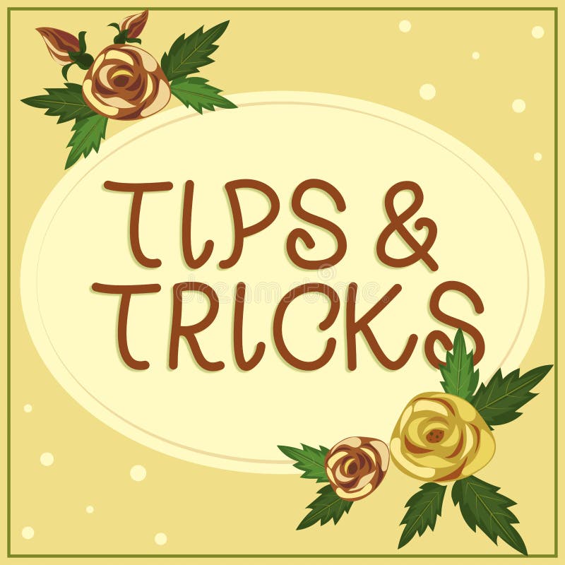 Text Showing Inspiration Tips and Tricks. Business Approach Steps ...