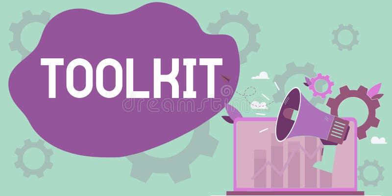 Conceptual Display Toolkit. Business Approach Set of Tools Kept in a ...