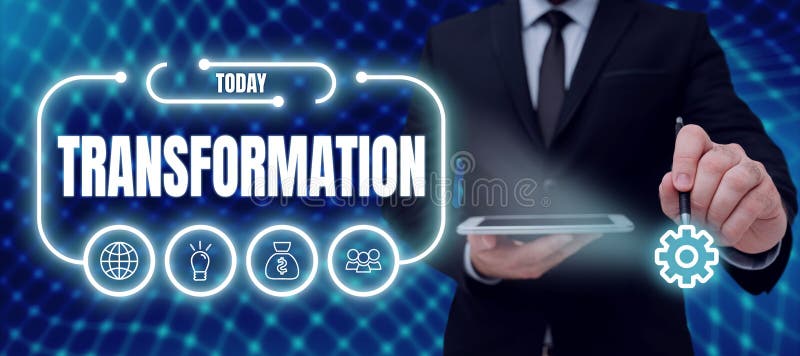 Conceptual Display Transformation. Internet Concept a Marked Change in ...