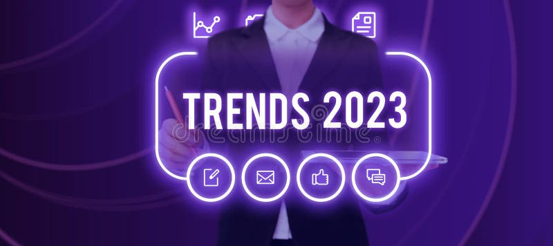 Conceptual Display Trends 2023. Internet Concept Upcoming Year ... Conceptual Display Trends 2023. Internet Concept Upcoming Year ...