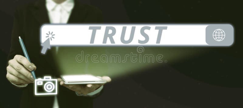Text Showing Inspiration Trust. Business Approach Firm Belief in the ... Text Showing Inspiration Trust. Business Approach Firm Belief in the ...