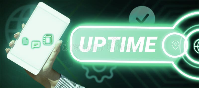 Text Showing Inspiration Uptime. Business Concept Time during Which ...