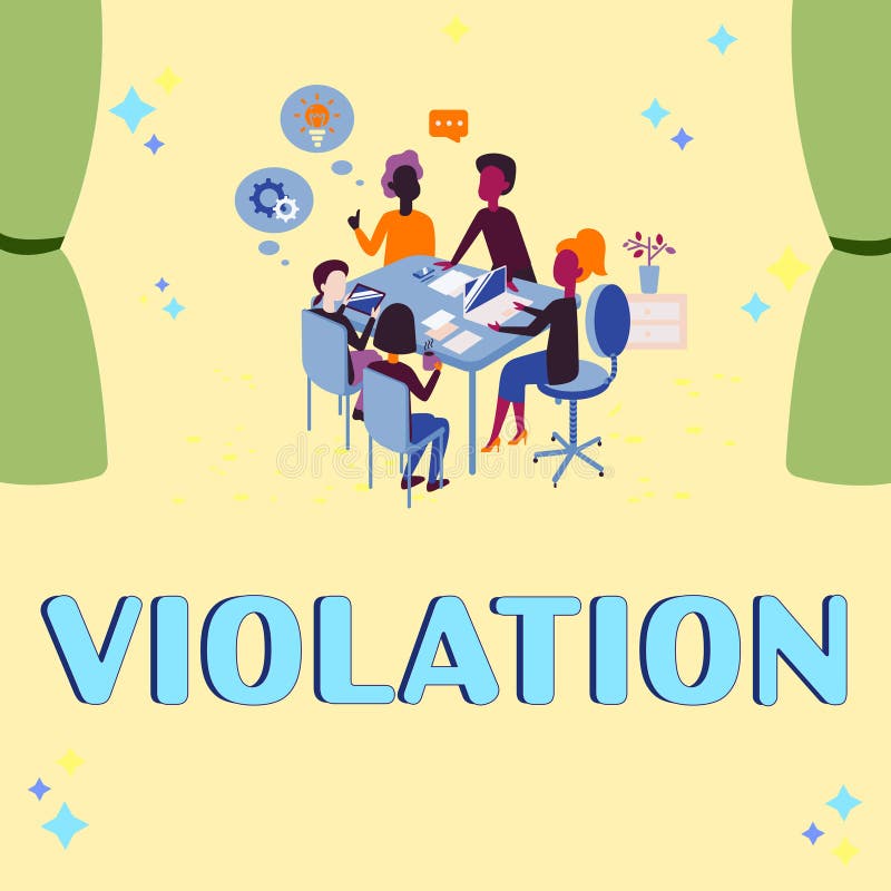 Hand Writing Sign Violation. Business Approach an Infringement of ... Hand Writing Sign Violation. Business Approach an Infringement of ...