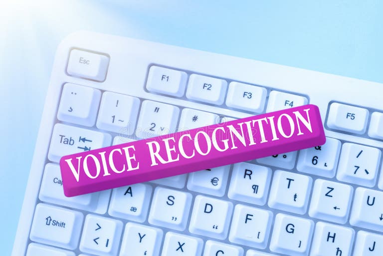 Conceptual Display Voice Recognition. Business Showcase the Control of ...