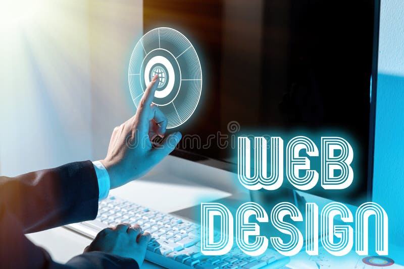 Conceptual Display Web Design. Internet Concept Who is Responsible of ...