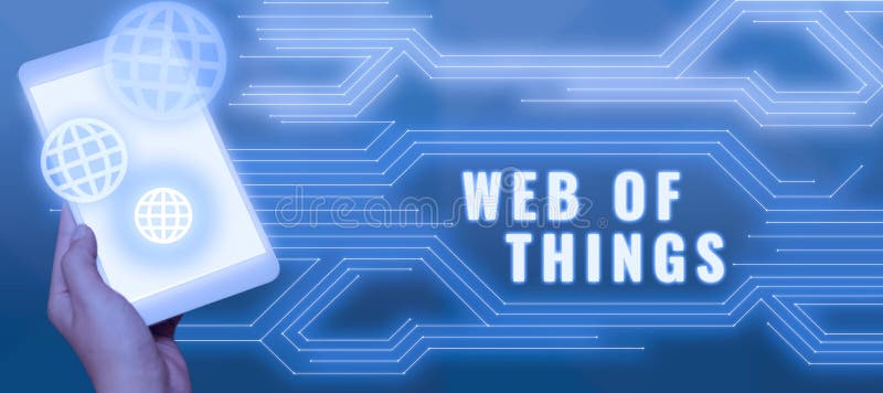 Conceptual Display Web of Things. Business Approach Internet Technology ...