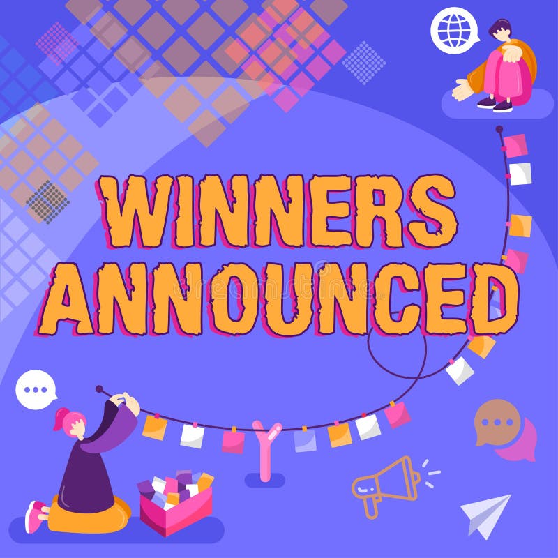 Announcing Winners Stock Illustrations – 54 Announcing Winners Stock ...