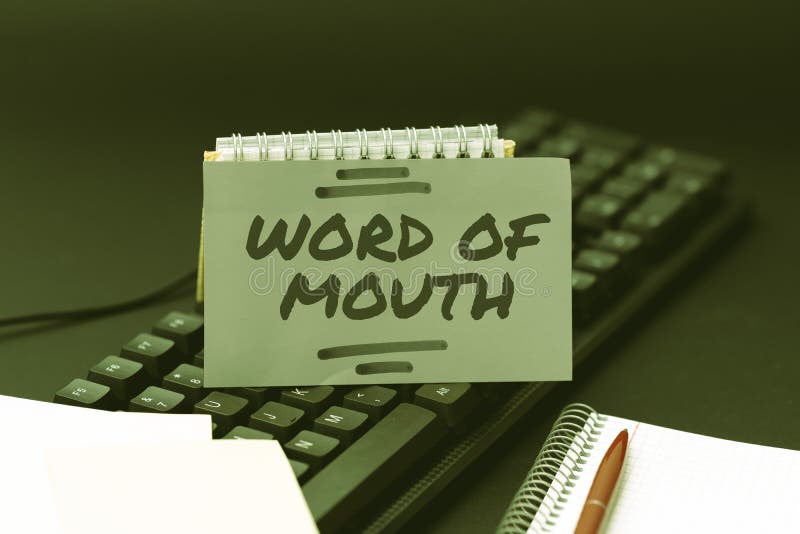Sign Displaying Word of Mouth. Internet Concept Information that is ... Sign Displaying Word of Mouth. Internet Concept Information that is ...
