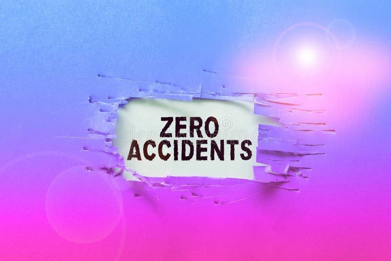 Conceptual Display Zero Accidents. Word Written on Important Strategy ... Conceptual Display Zero Accidents. Word Written on Important Strategy ...