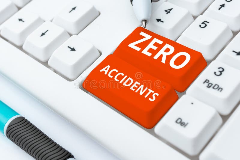 Conceptual Display Zero Accidents. Word Written on Important Strategy ... Conceptual Display Zero Accidents. Word Written on Important Strategy ...