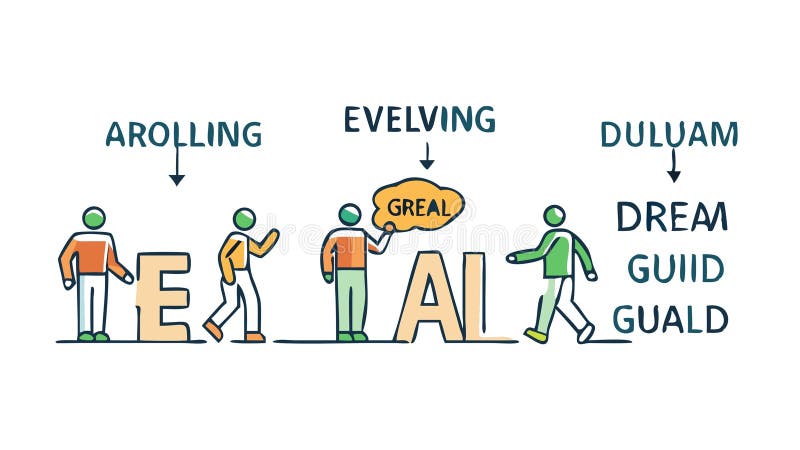 Conceptual Evolution, Progress and Growth Stages, Vector Design ...