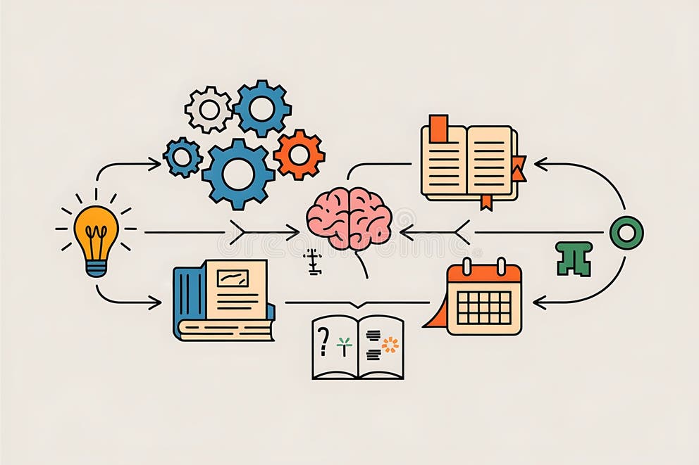 The Conceptual Flow of Knowledge Acquisition and Application Stock ...
