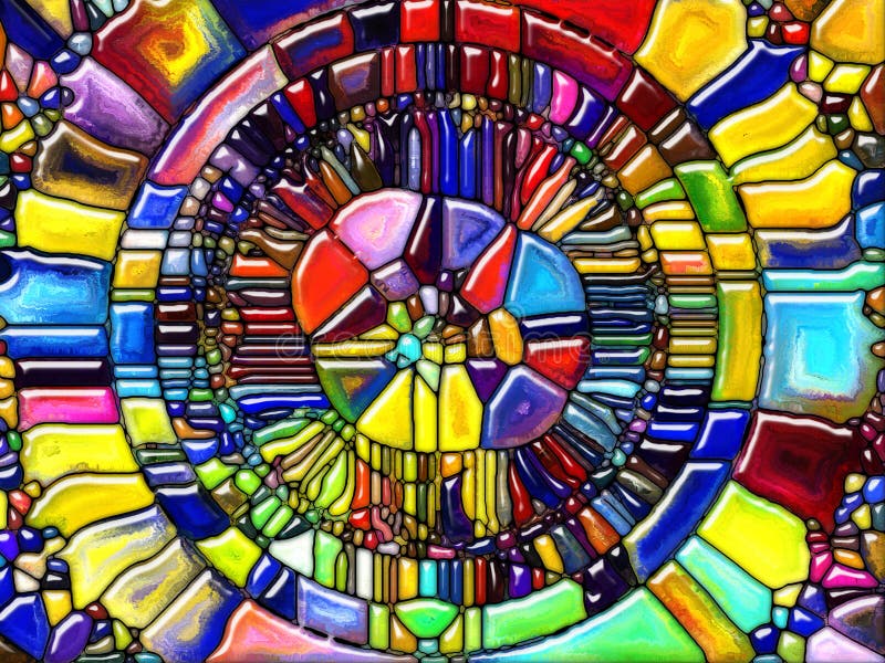 Conceptual Fragmentation stock illustration. Illustration of paradigm ...