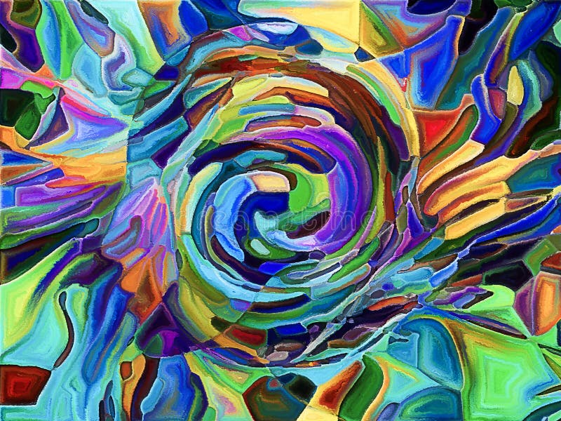 Conceptual Fragmentation stock illustration. Illustration of paradigm ...