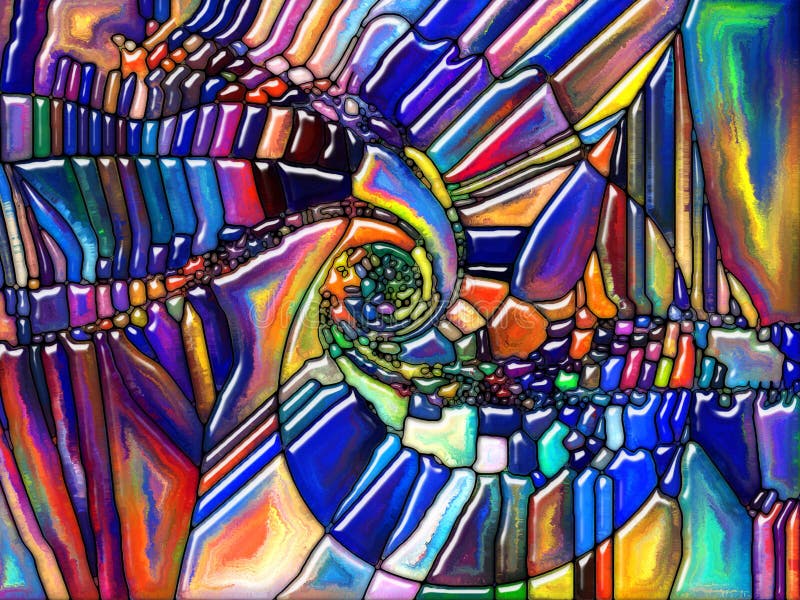 Conceptual Fragmentation stock illustration. Illustration of passion ...