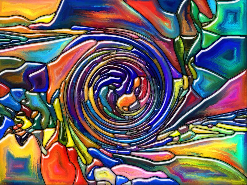 Conceptual Fragmentation stock illustration. Illustration of ...