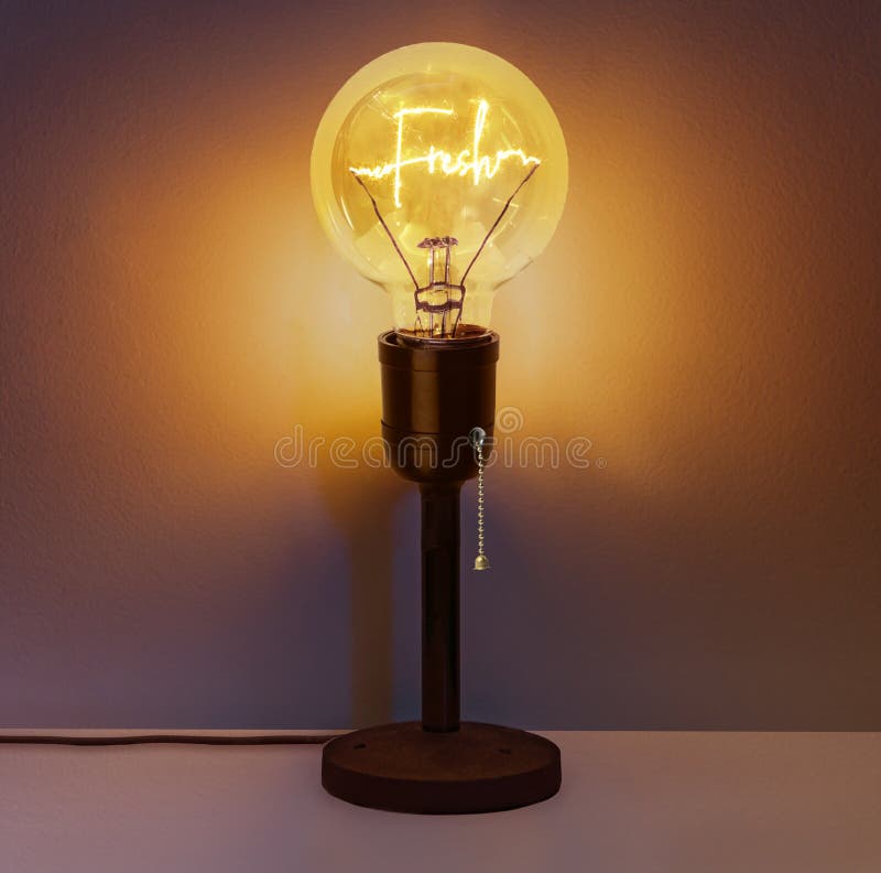 Idea Creative Thinking Light Bulb Concept Art Stock Image - Image of ...