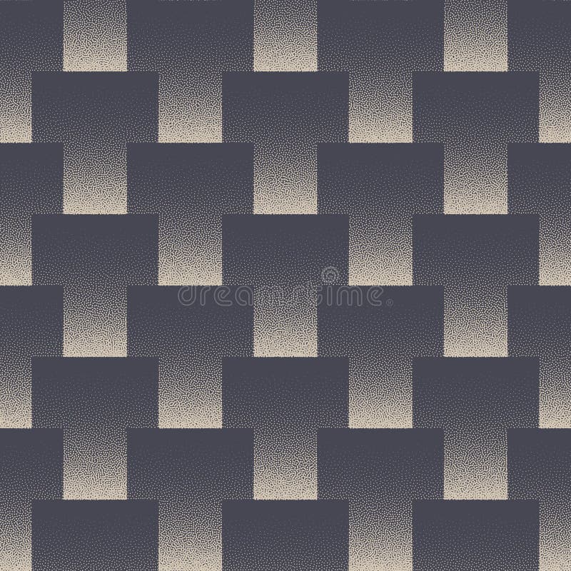 Conceptual Geometric Seamless Pattern Dot Work Art Vector Abstract ...