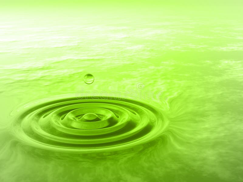 Water drop in green liquid stock photo. Image of splattered - 2590126