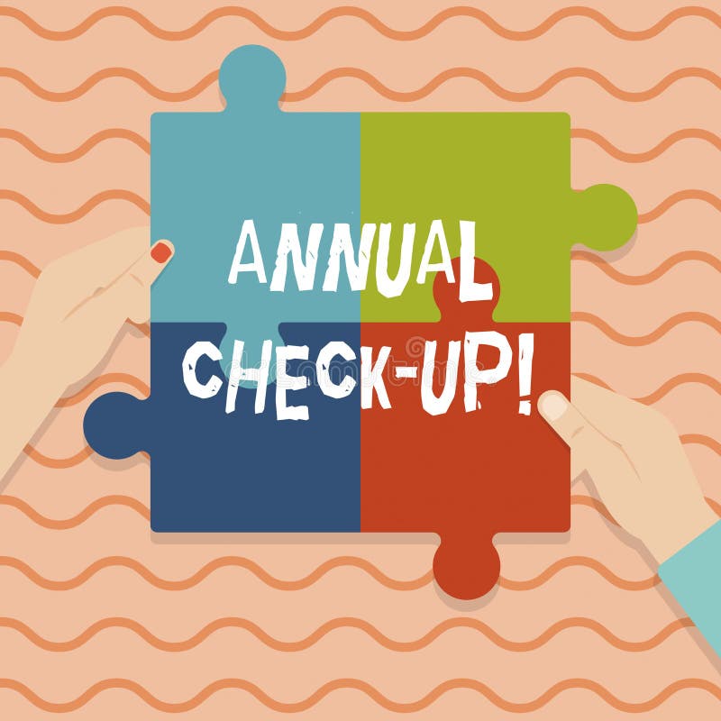 Conceptual Hand Writing Showing Annual Check Up. Business Photo ... Conceptual Hand Writing Showing Annual Check Up. Business Photo ...