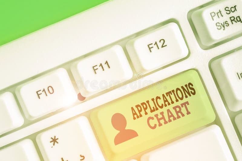 Conceptual Hand Writing Showing Applications Chart. Business Photo Text ...