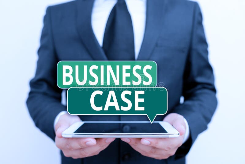 Conceptual Hand Writing Showing Business Case. Business Photo ...
