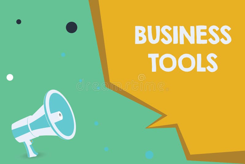 Conceptual Hand Writing Showing Business Tools. Business Photo ...