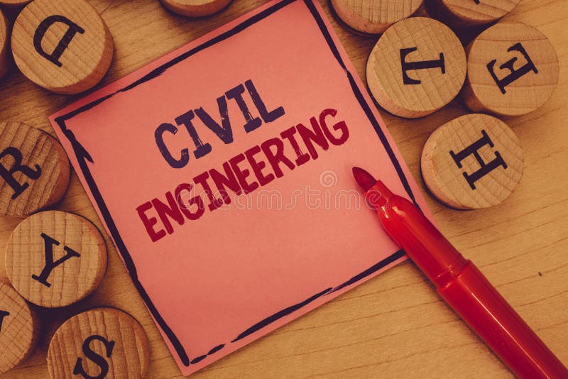 Conceptual Hand Writing Showing Civil Engineering. Business Photo Text ... Conceptual Hand Writing Showing Civil Engineering. Business Photo Text ...