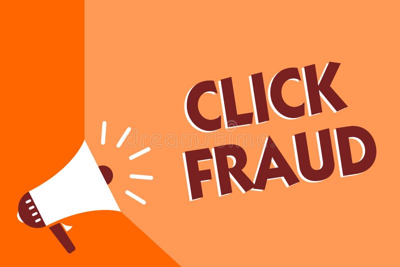 Conceptual Hand Writing Showing Click Fraud. Business Photo Text ... Conceptual Hand Writing Showing Click Fraud. Business Photo Text ...