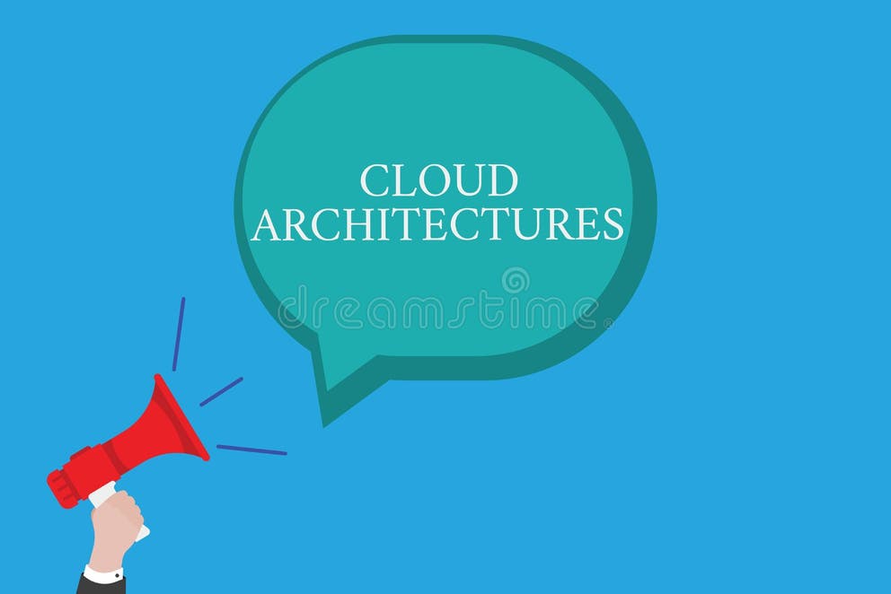 Conceptual Hand Writing Showing Cloud Architectures. Business Photo Text Various Engineered ...