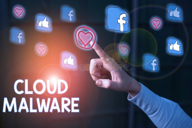 Conceptual Hand Writing Showing Cloud Malware. Business Photo ...