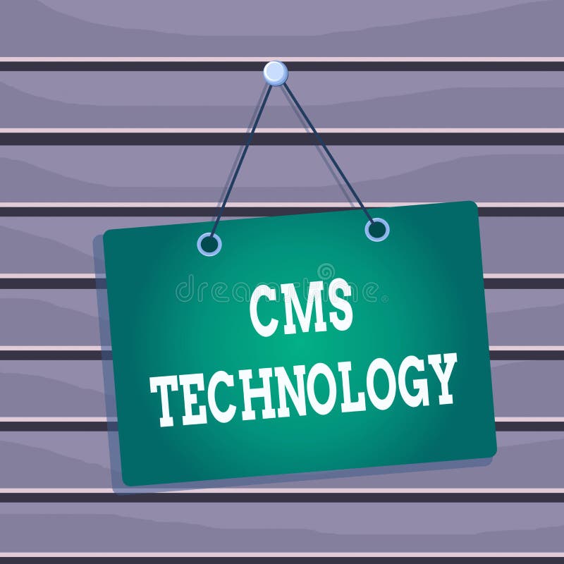 Conceptual Hand Writing Showing Cms Technology. Business Photo Showcasing Programs that are Used ...