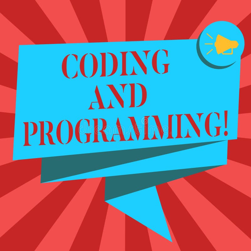 Conceptual Hand Writing Showing Coding and Programming. Business Photo Showcasing Design and ...