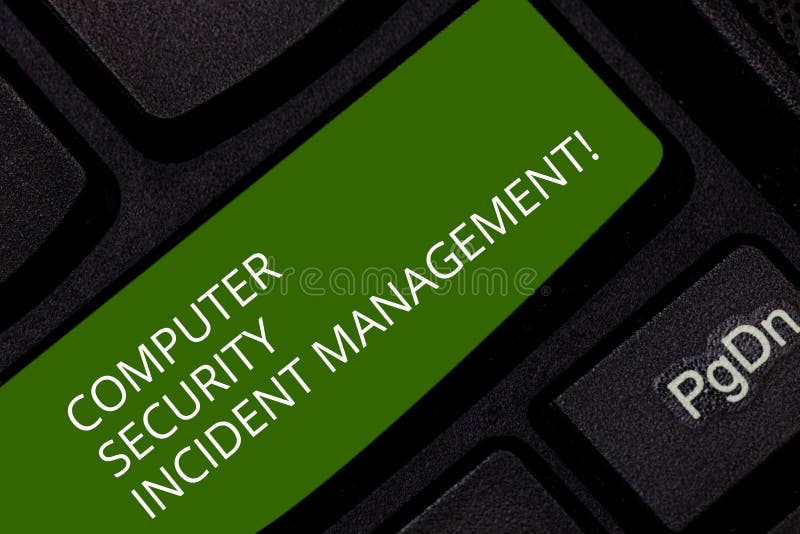 Conceptual Hand Writing Showing Computer Security Incident Management ... Conceptual Hand Writing Showing Computer Security Incident Management ...