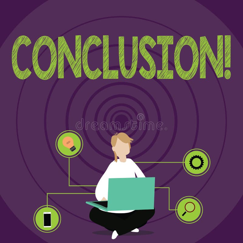 Conceptual Hand Writing Showing Conclusion. Business Photo Text Results ... Conceptual Hand Writing Showing Conclusion. Business Photo Text Results ...