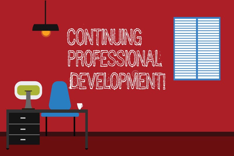 Conceptual Hand Writing Showing Continuing Professional Development ...