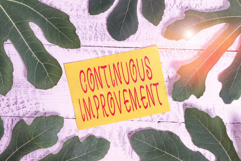 Conceptual Hand Writing Showing Continuous Improvement. Business Photo ... Conceptual Hand Writing Showing Continuous Improvement. Business Photo ...