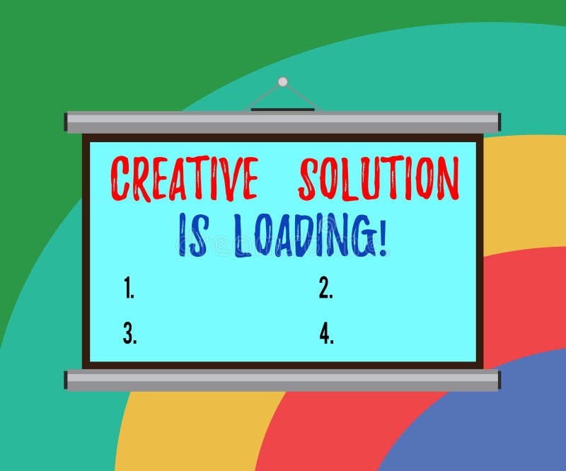 Solution is Loading - Vector Illustration Stock Vector - Illustration ...